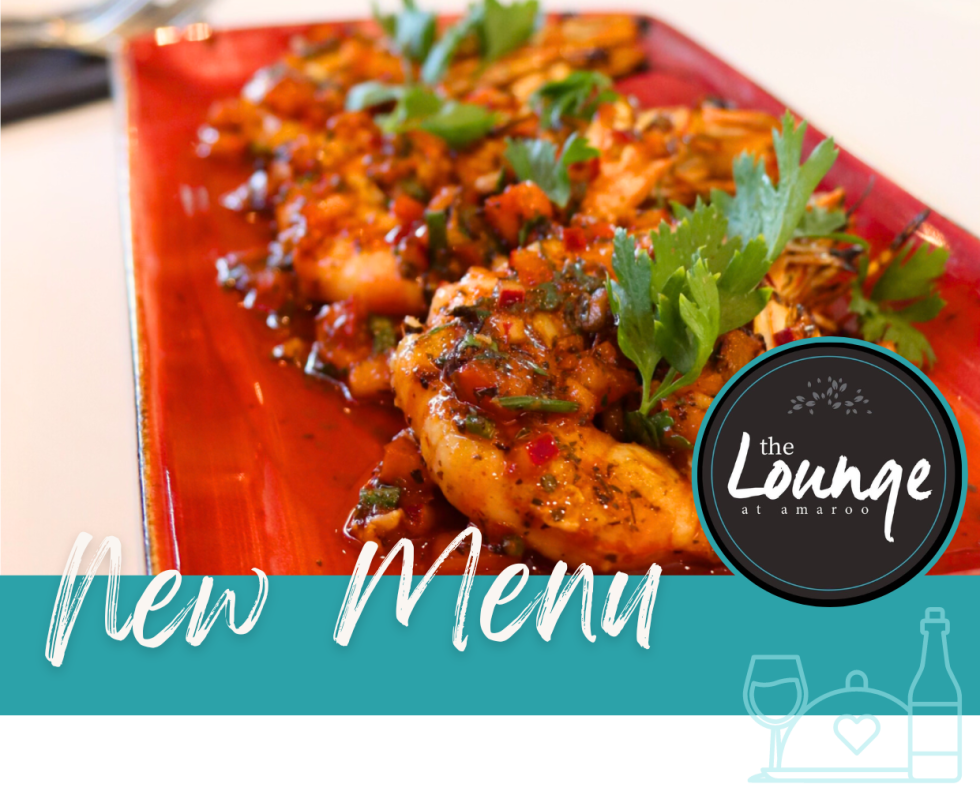 New Menu At The Lounge At Amaroo » Amaroo The Lounge